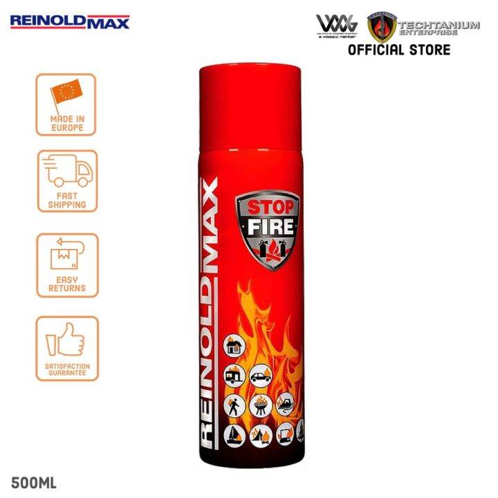 ReinoldMax Stop Fire Portable Fire Extinguishing Spray 500mlX9f | Lazada PH