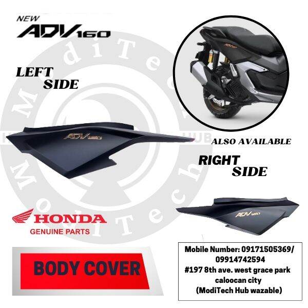 HONDA GENUINE BODY COVER MATTE BLACK FOR ADV 160 | Lazada PH