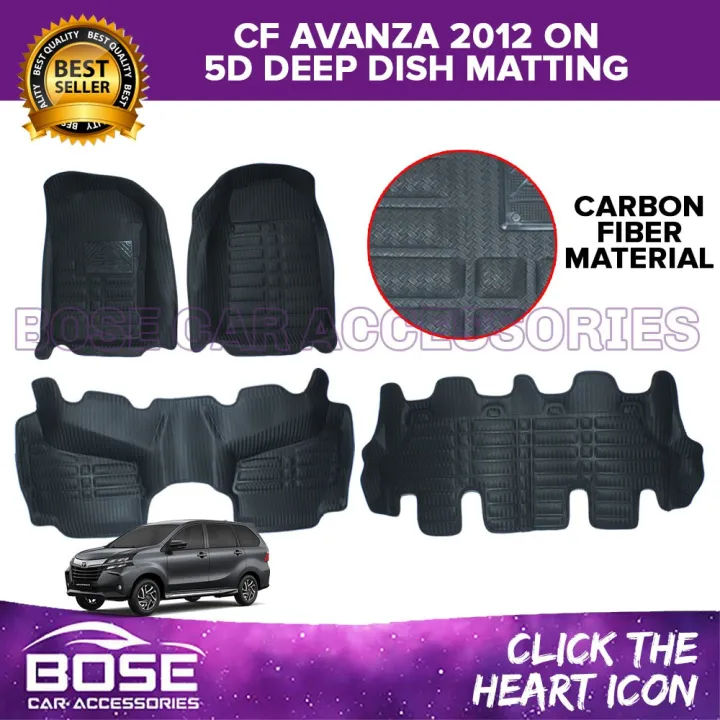 TPE / 5D Car Deep Dish Matting for Toyota Avanza J G E 2012 - 2020 ...