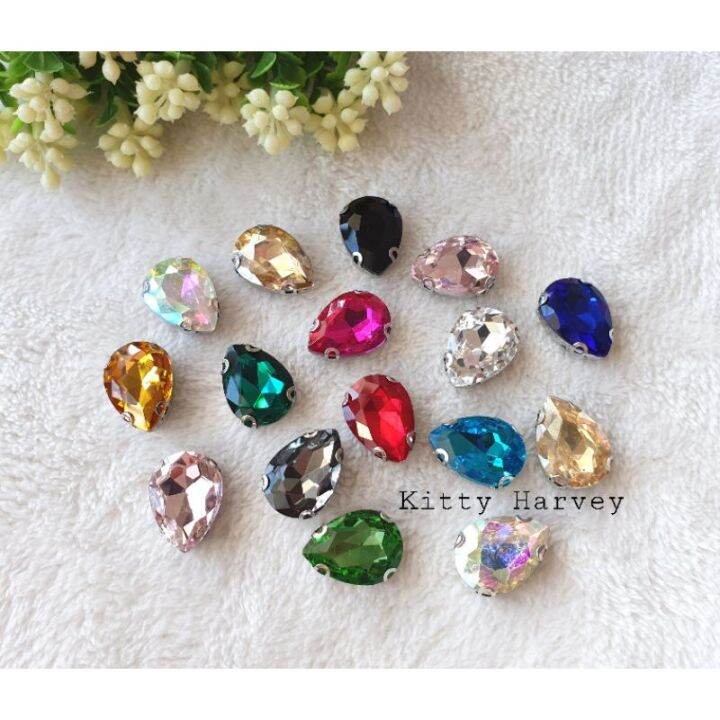 Payet | Diamond Cangkang Kaca Teardrop 10×14 || 13×18 || 18×25 | Lazada ...