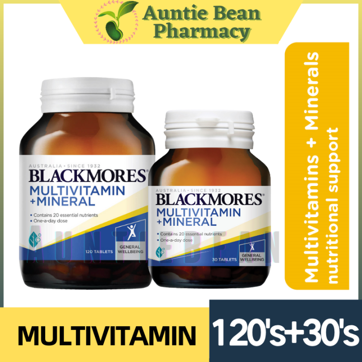 BLACKMORES MULTIVITAMIN + MINERALS 120 Tablets + 30 Tablets exp:11/2023 | Lazada
