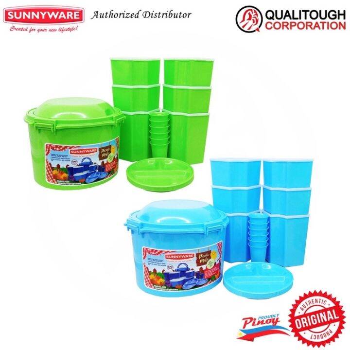 Sunnyware 9822-AB Picnic Mate 20pcs set with Handle | Lazada PH