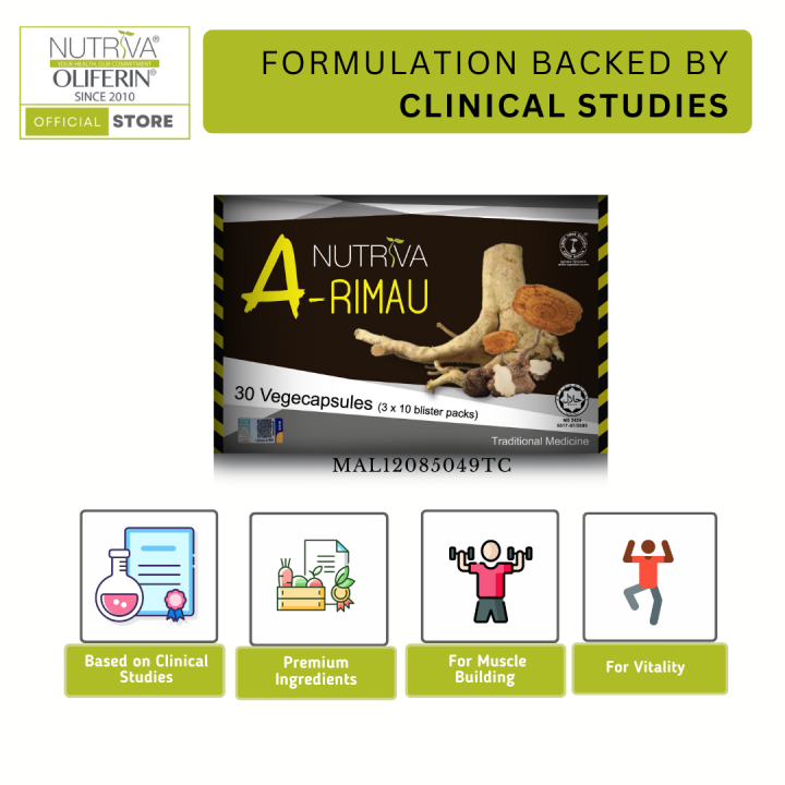 Nutriva ARimau combination of Tiger Milk Mushroom + Tongkat Ali | Lazada