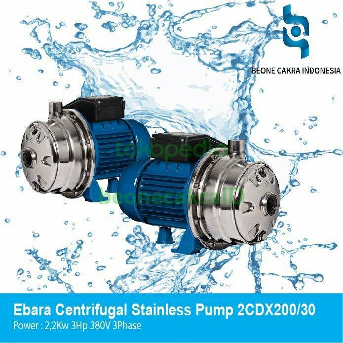 Pompa Air Ebara 2CDX200/30 3HP 380V Centrifugal Pump Stainless | Lazada Indonesia