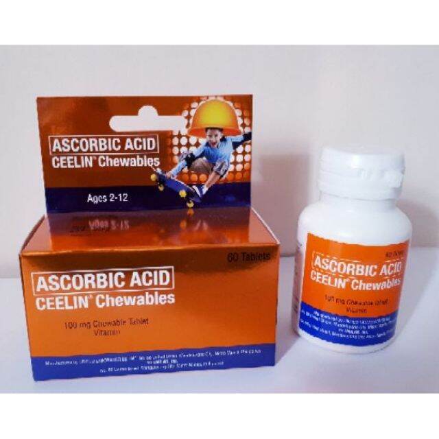 【READY STOCK】 Ceelin chewable vitamin C 2 to 12 years old for kids 60 ...