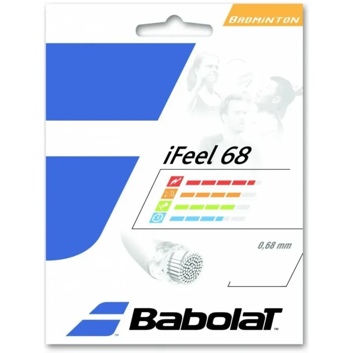 Babolat Badminton String IFeel 0.68 Red | Lazada PH