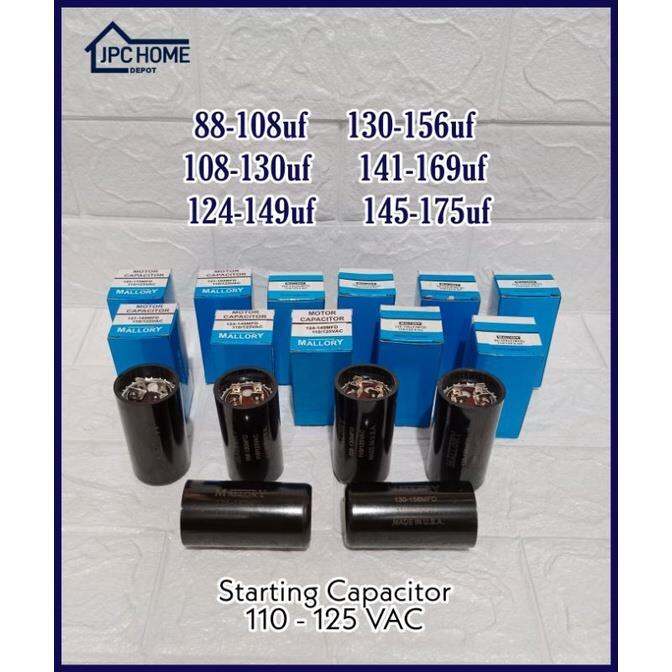 The roof and the floor Tools 【COD】yesiw0 Starting Capacitor 110-125VAC ...