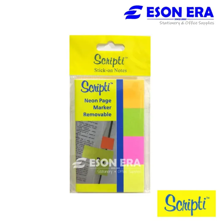 Scripti Stick-on Notes 07847 Stiker Tanda | Lazada