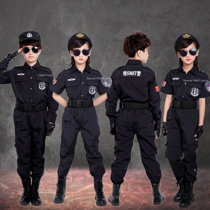Children S Police Uniforms Small Special Clothes Men And Women Scout ...