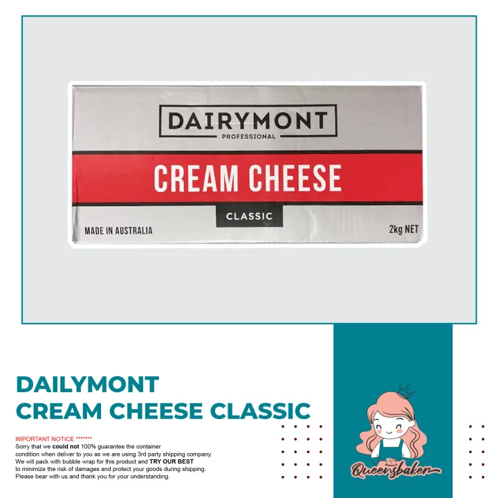 Cream Cheese 2kg [Dairylands/Dairymont/Philadelphia/Crem cheese] | Lazada