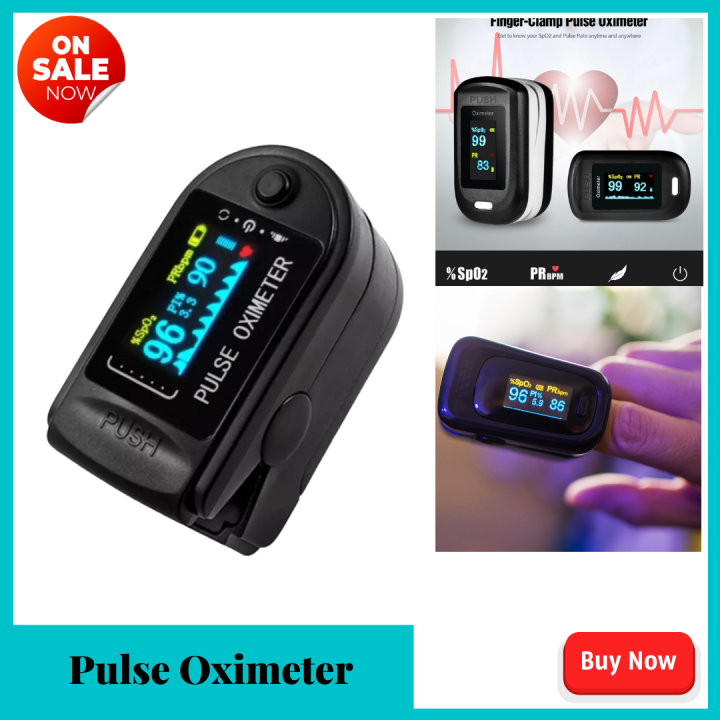 Portable Fingertip Pulse Oximeter OLED Pulse Oximeter Display | Lazada PH