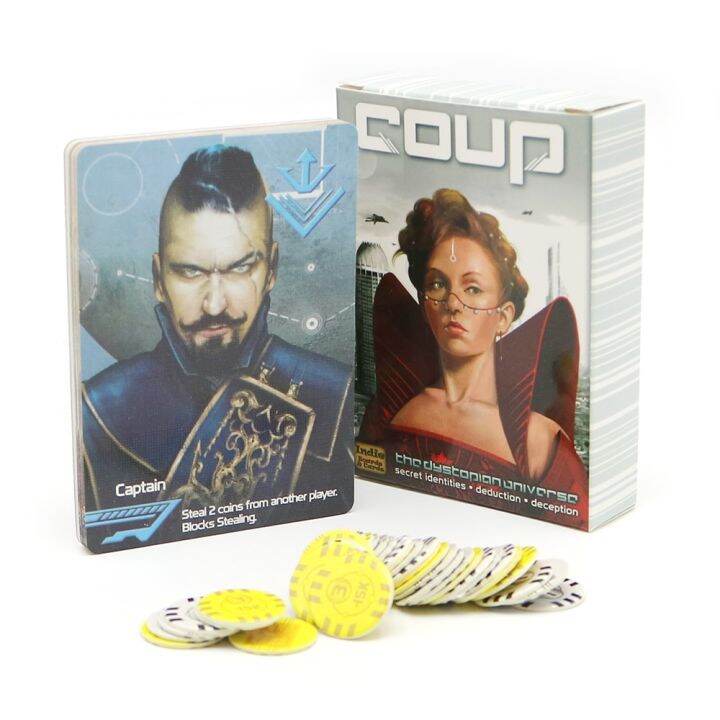 Coup Board Game Full English Version 2-10 Players Family Party Game ...