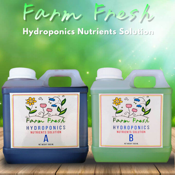 ปุ๋ย AB ไฮโดรโพนิคส์ ฟาร์มเฟรช Hydroponics Nutrients Solution สูตรผัก ...