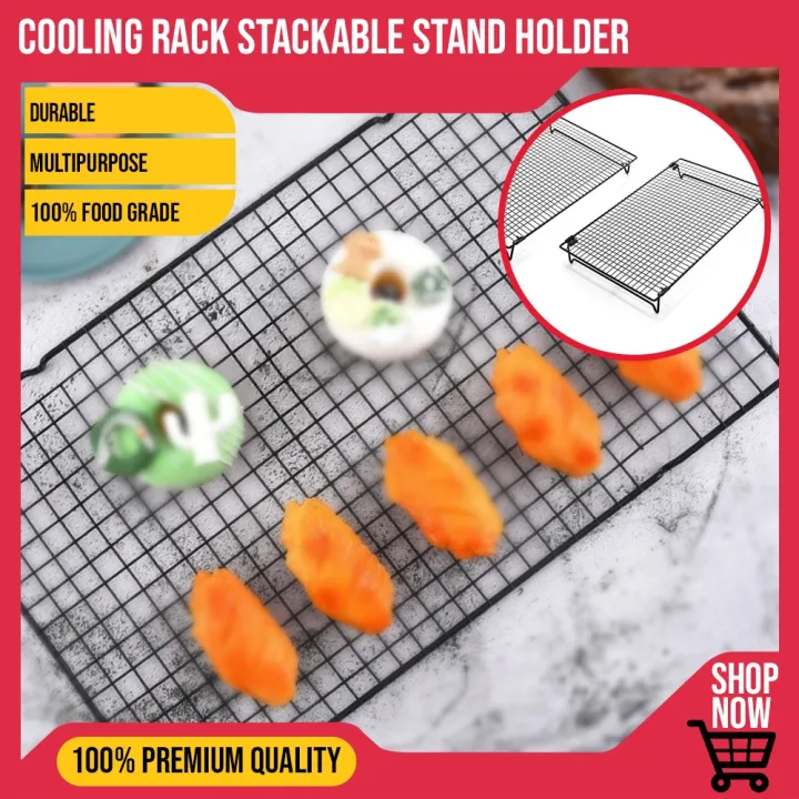 Cooling Rack Stackable Cooling Rack Tray Cookies Biscuits Bread Muffins Drying Stand HoldersF5 ...