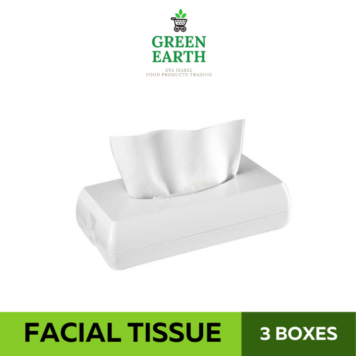 GREEN EARTH Facial Tissue Pack | Lazada PH