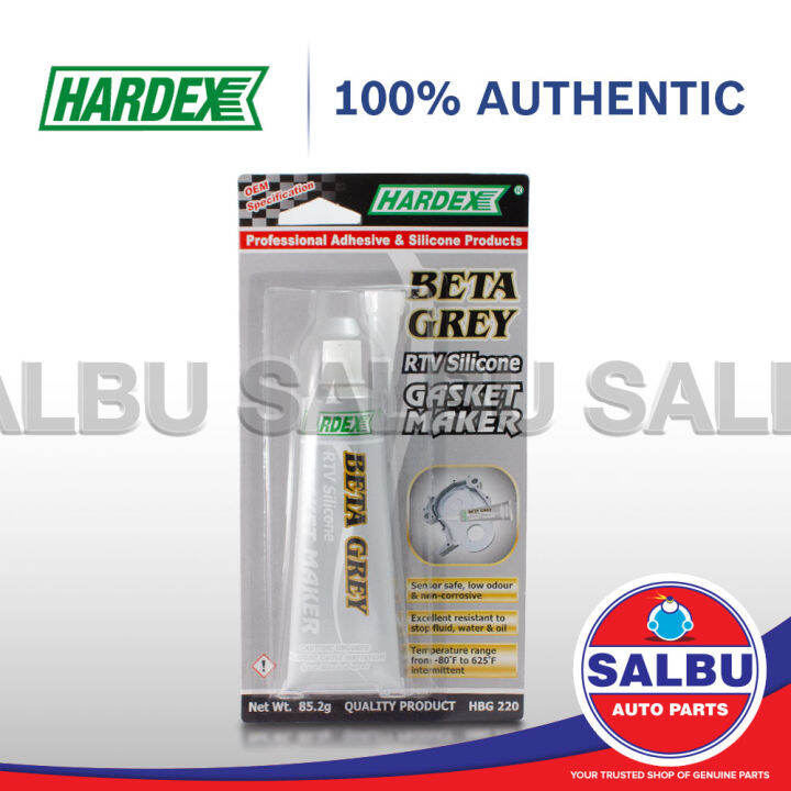 HARDEX Beta Grey RTV Silicone Gasket Maker 85.2 grams | Lazada PH