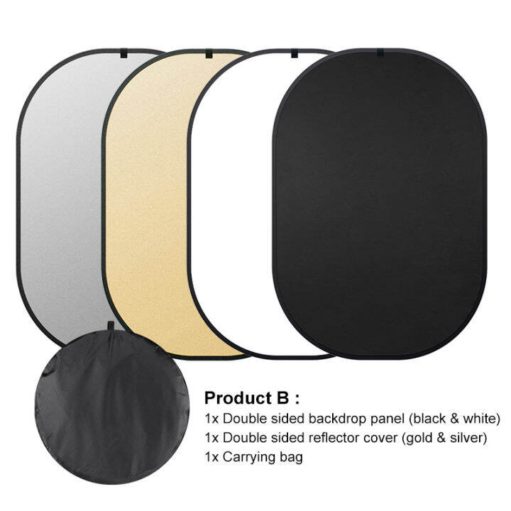 150x200CM Chroma key Green Screen Collapsible Reversible Background ...