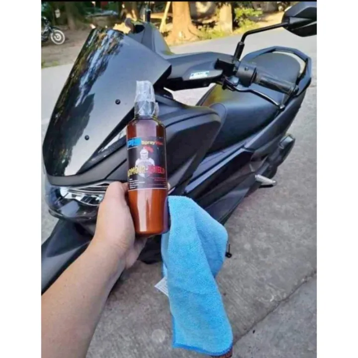 PIS SPRAY WAX ARMOUR SHIELD FOR MATTE 250mL free micro fiber cloth ...