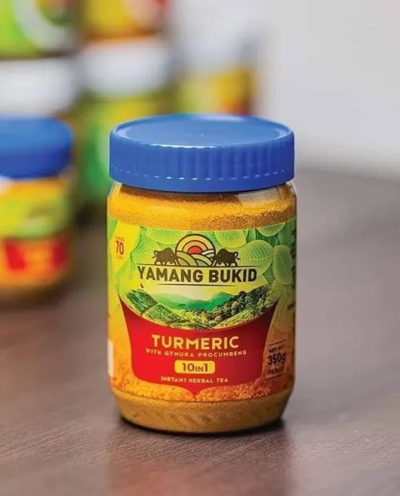 YAMANG BUKID Turmeric Powder Tea 10 In 1 350 grams in JAR | Lazada PH