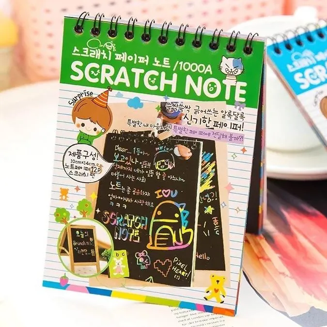 Scratch note scraping graffiti color diy | Lazada PH