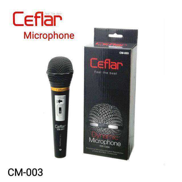ไมโครโฟน Ceflar Microphone เสียงดีมาก สายยาว 3 เมตร รุ่น CM-003 | Lazada.co.th