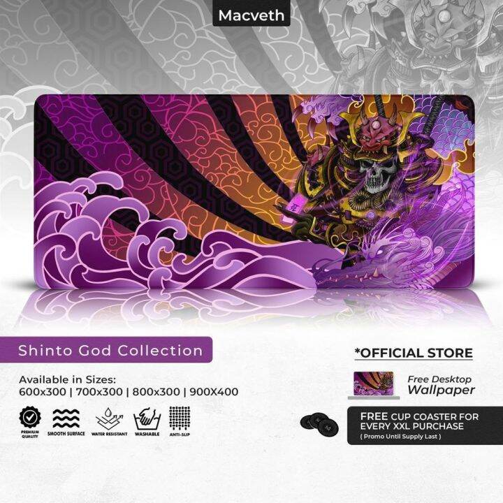 Macveth Artisan Deskmat ShintoGod - Susanoo Gaming Mouse pad | Lazada PH