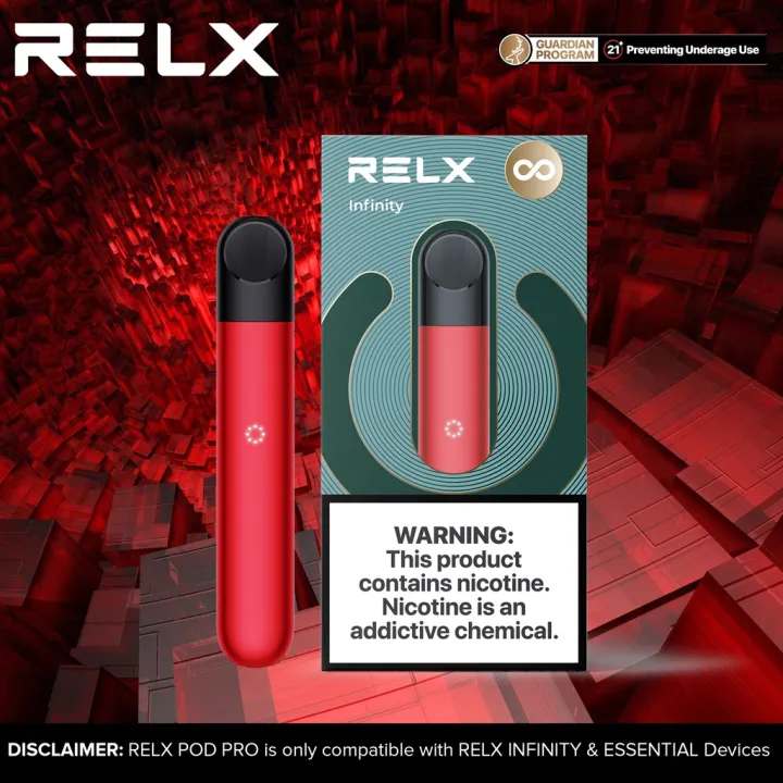 BUNDLE RELX Infinity Device RED + 1 Pod Pro | Lazada PH