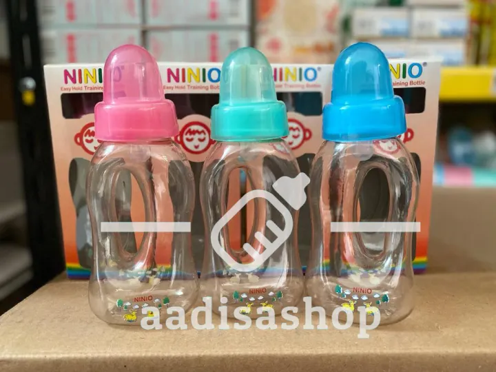 Dot Botol Susu Asi Bayi Ninio Easy Hold 160 ml 2206 Botol Donat O Oval ...