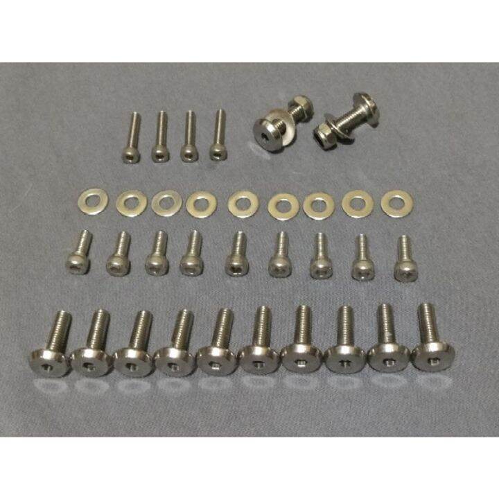 In stock- Honda Wave 100 / 100r Stainless bolts set | Lazada PH