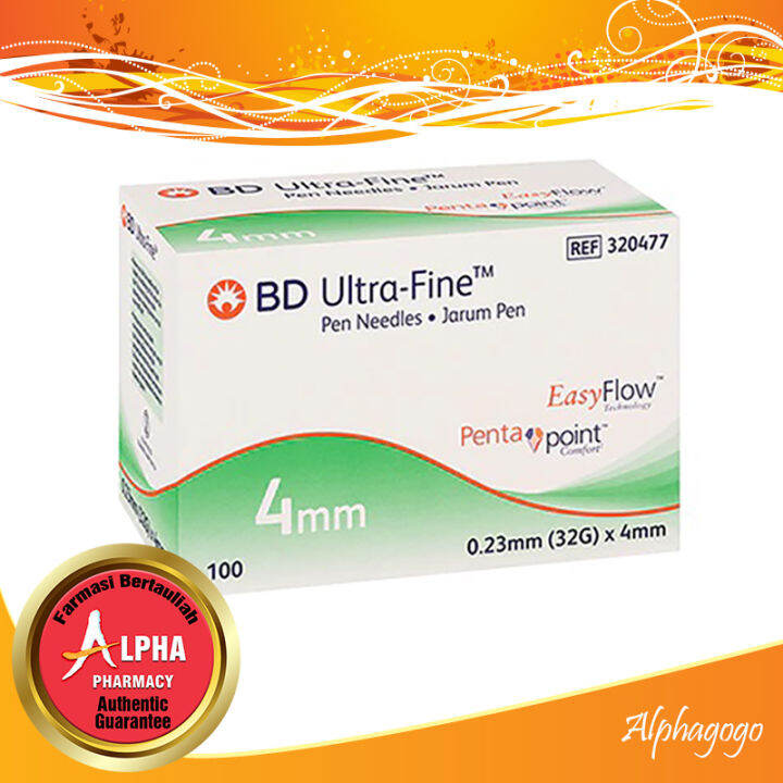 BD Ultra-Fine™ PRO 4mm Pen Needles (100's) | Lazada