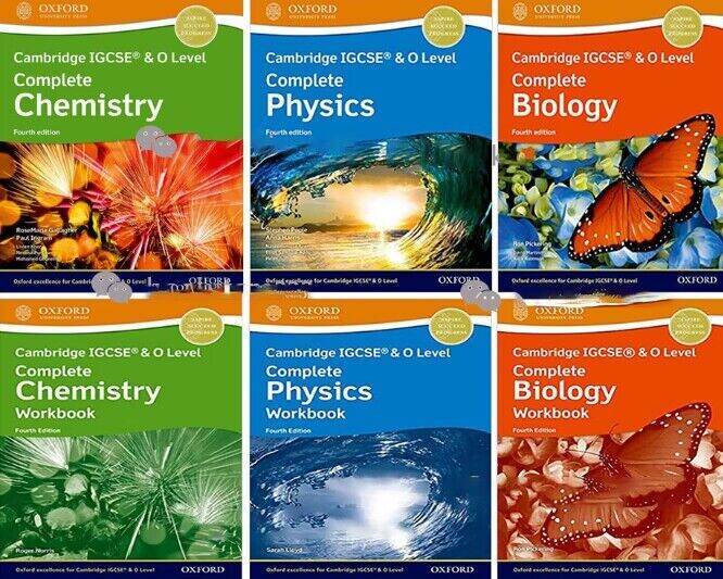Cambridge Igcse O ระดับที่สมบูรณ์เคมีชีววิทยาหนังสือนักเรียนฟิสิกส์ ...