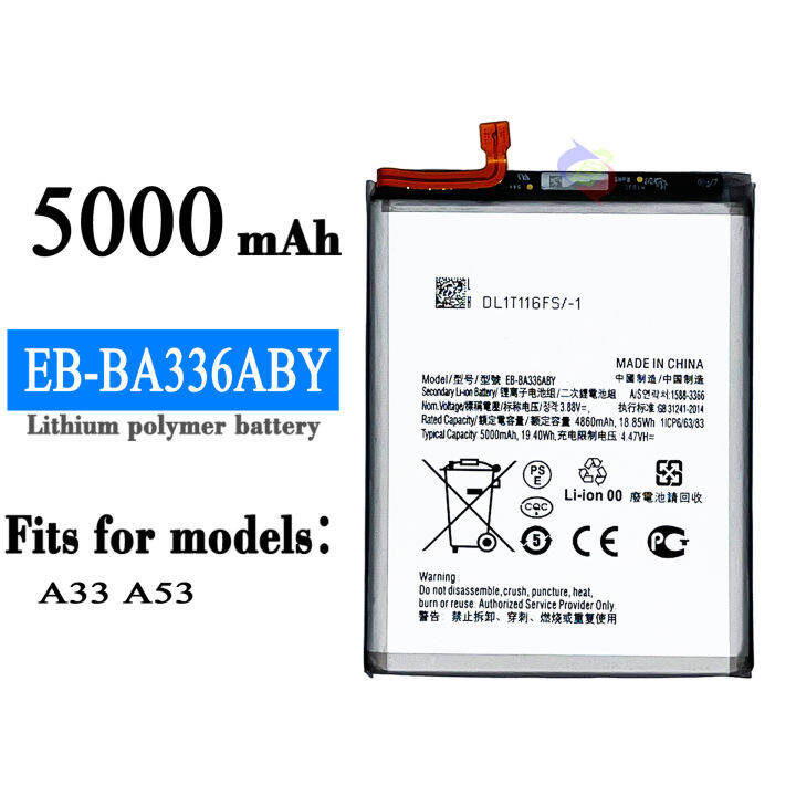 Samsung A33 A53 EB-BA336ABY Lithium polymer battery | Lazada PH