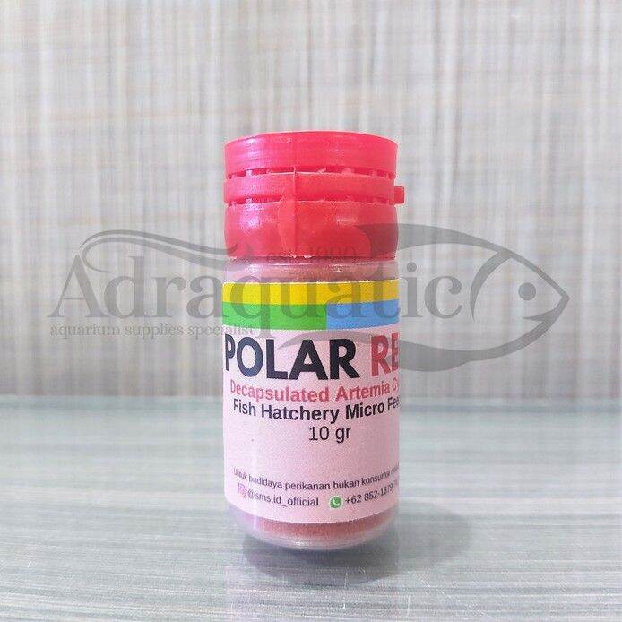 POLAR RED 10GR ARTEMIA TANPA CANGKANG DECAPSULATED CYST PAKAN PELLET ...