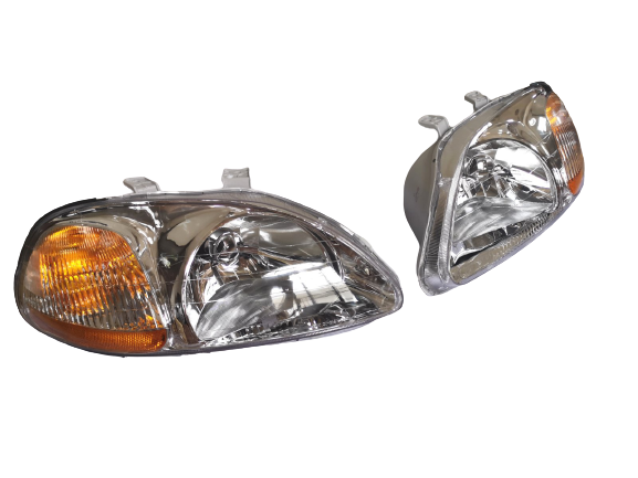Honda Civic LXI VTI USDM Bigote Head Light 1996-98 Model Pair (2pcs ...