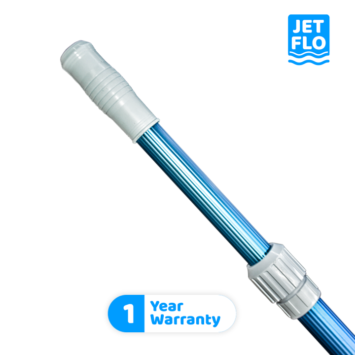 Jet-Flo Telescopic Pool Pole/Handle 2 section x 8' length, 8'-16 ...