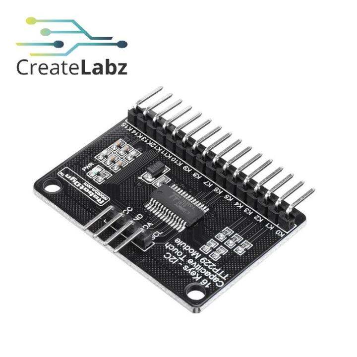 16 Keys Capacitive touch TTP229 I2C driver module | Lazada PH