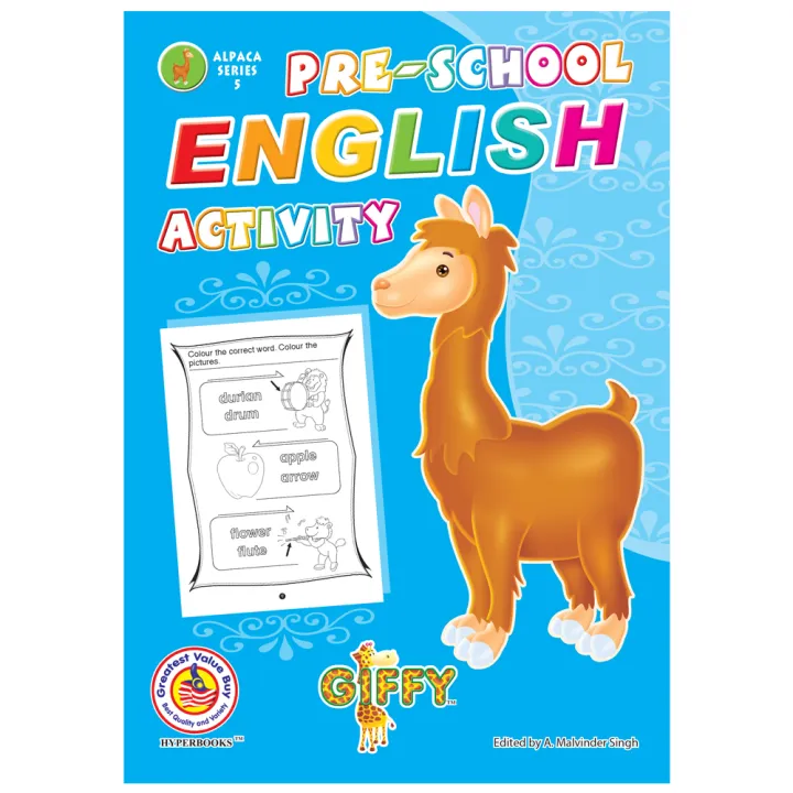 Pre School English Activity ALPACA SERIES5 | Lazada