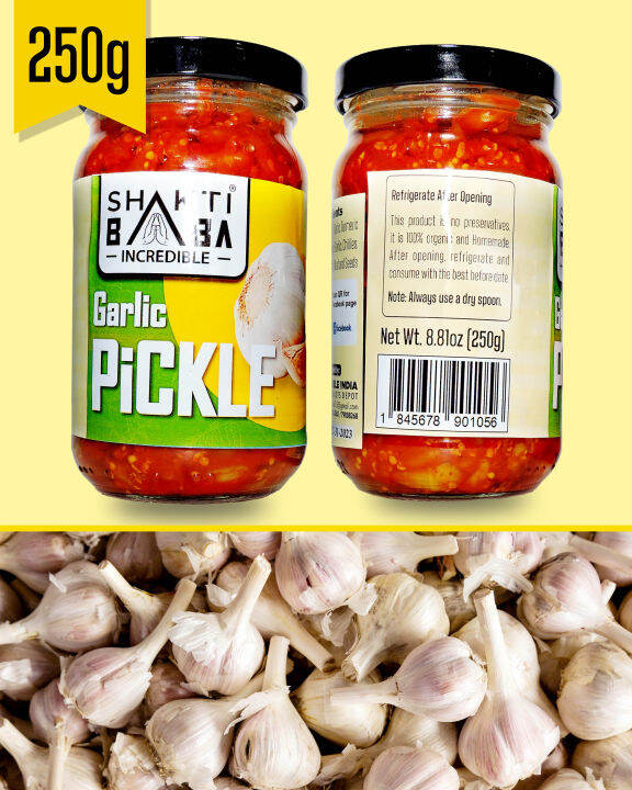Shakti Baba Garlic Pickle 250g in Bottle | Lazada PH