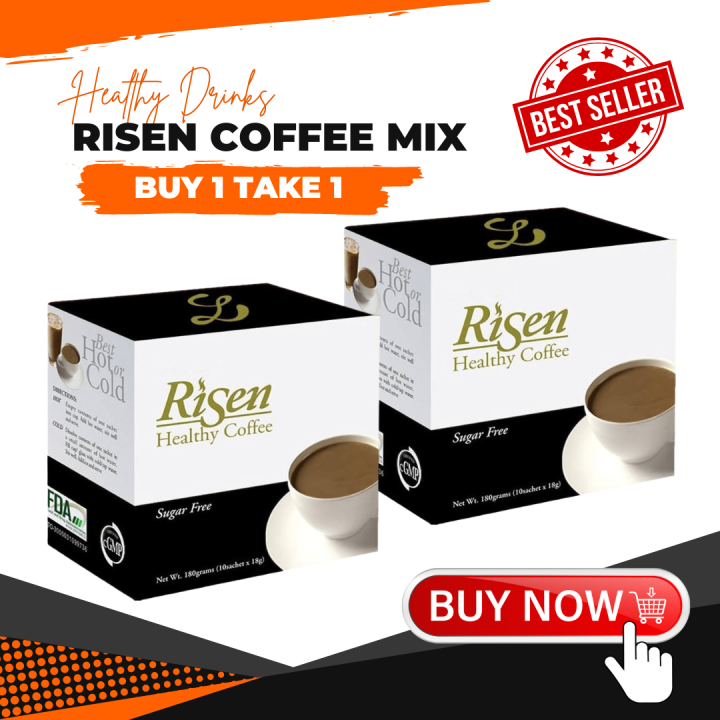 (BUY 1 TAKE 1) RISEN COFFEE MIX - Best Coffee for Lovers / Helps Strengthen Immune System ...