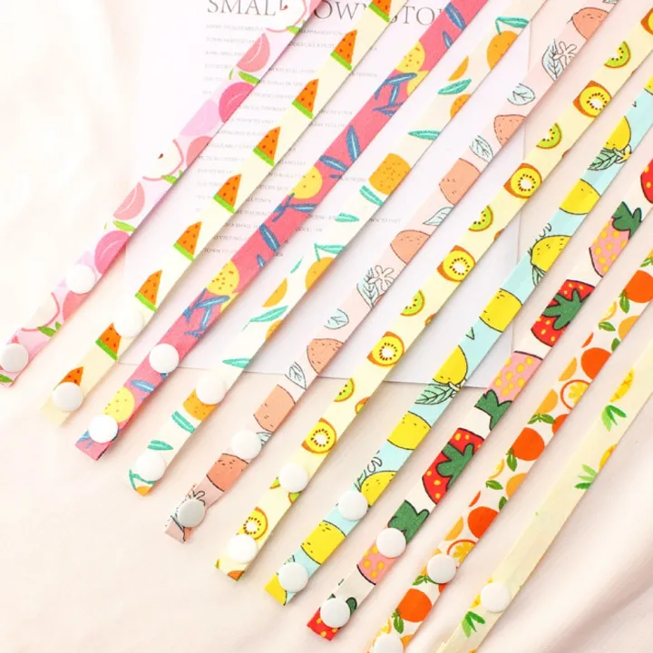 Hourser kids masks lanyard cute fruit printing masks extender Cartoon ...