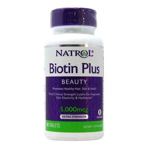 Natrol, Biotin Plus,ความแข็งแรงพิเศษ,5,000นิ้ว,60เม็ด | Lazada.co.th