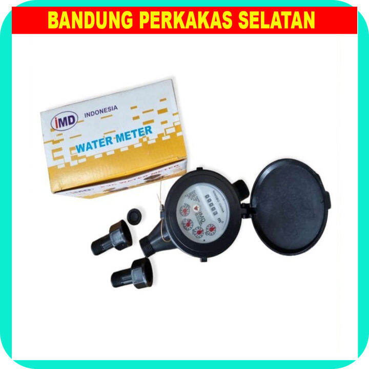 Meteran air pdam SNI 1/2 Inch Water meter SNI Pam | Meteran air plastik ...