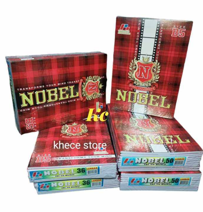 Buku Tulis Campus BOXY BESAR NOBEL 50 LEMBAR isi 10 Buku | Lazada Indonesia