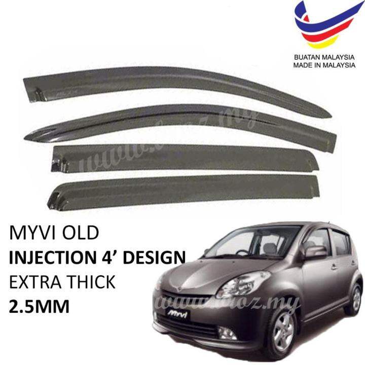 Air Press Window Door Visor Wind Deflector for Myvi 2004-2010 ...