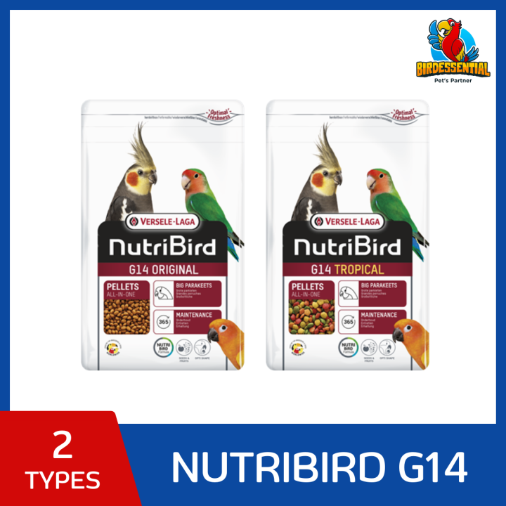 Versele Laga NutriBird G14 Original/Tropical pellets (1kg) for birds ...
