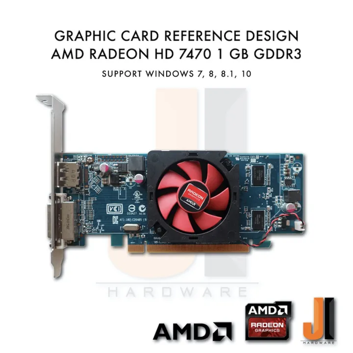 Spot ☃AMD Radeon HD 7470 1GB 64-Bit GDDR3 OEM (มือสอง) | Lazada.co.th