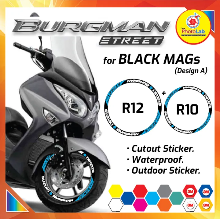 Suzuki Burgman MAGs Sticker Front & Back (set A) | Lazada PH