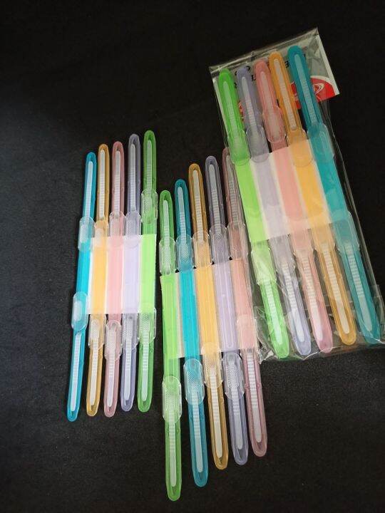 Paper Fastener / Colourful Plastic Paper Fastener (10pcs/pkt) | Lazada