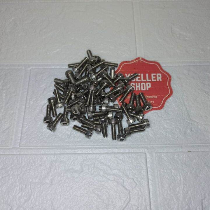 BAUT L M4X18 / BAUT MOUNTING TELESKOP / BAUT STAINLESS / COD | Lazada ...