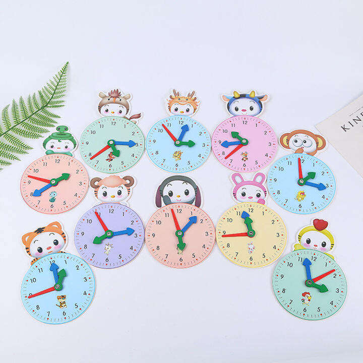 Puzzle jam / puzzle kayu / mainan edukasi | Lazada Indonesia